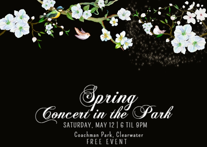 Copy of Spring Concert in the Park | PosterMyWall