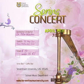 spring concert25 Template | PosterMyWall