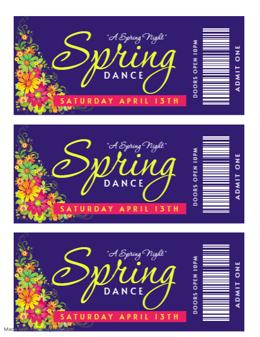 Copy of Spring dance | PosterMyWall