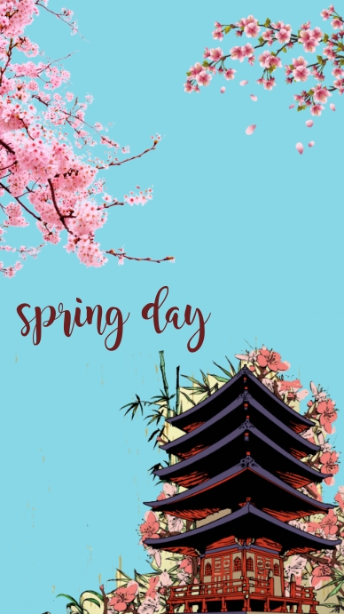 spring day japan Template | PosterMyWall