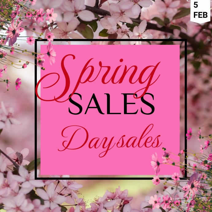 spring day sales (1) Template | PosterMyWall