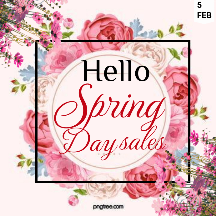 spring day sales Template | PosterMyWall