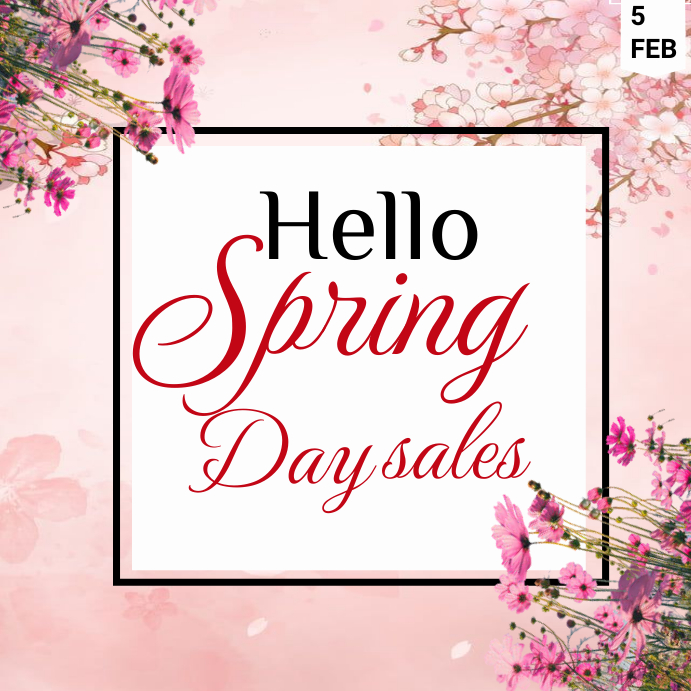 spring day sales Template | PosterMyWall