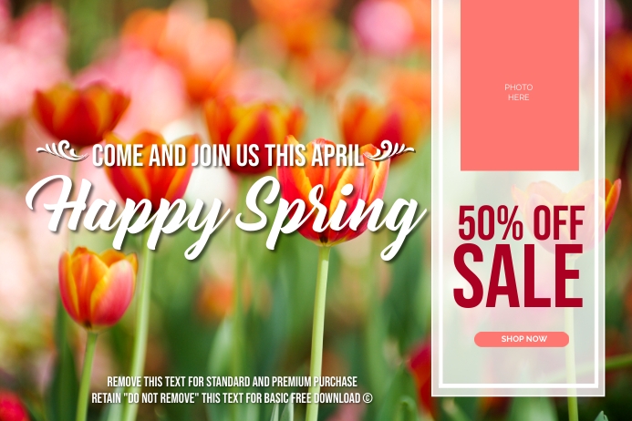 Spring Template | PosterMyWall
