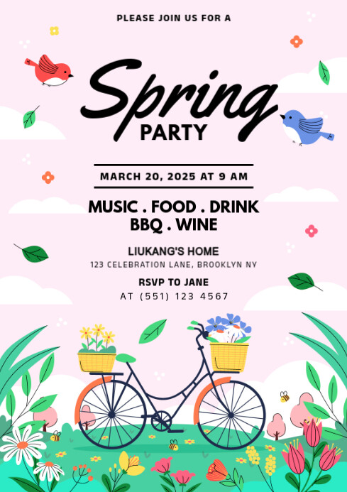 spring Template | PosterMyWall