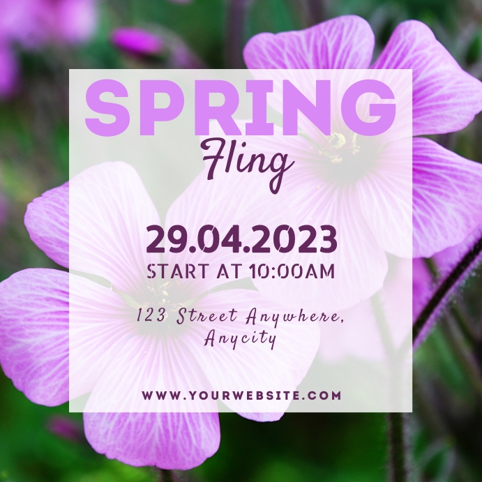 SPRING Template | PosterMyWall