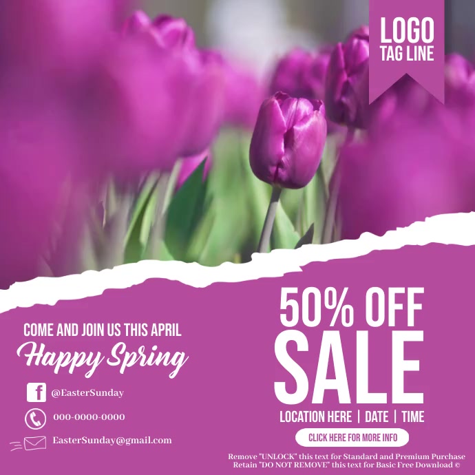Spring Template | PosterMyWall