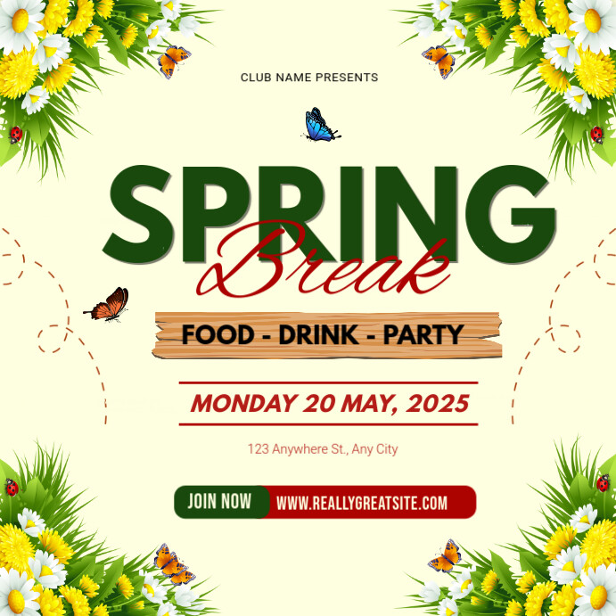 Copy of spring | PosterMyWall