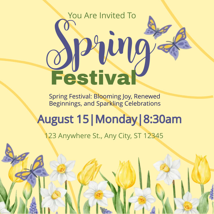 spring Template | PosterMyWall