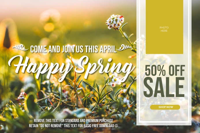 Spring Template | PosterMyWall