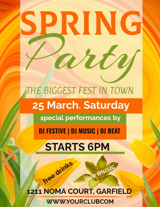 SPRING Template | PosterMyWall