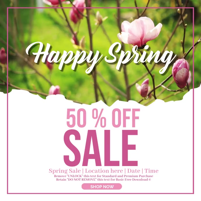 Spring Template | PosterMyWall