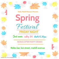 Spring Party Instagram Post Template | PosterMyWall