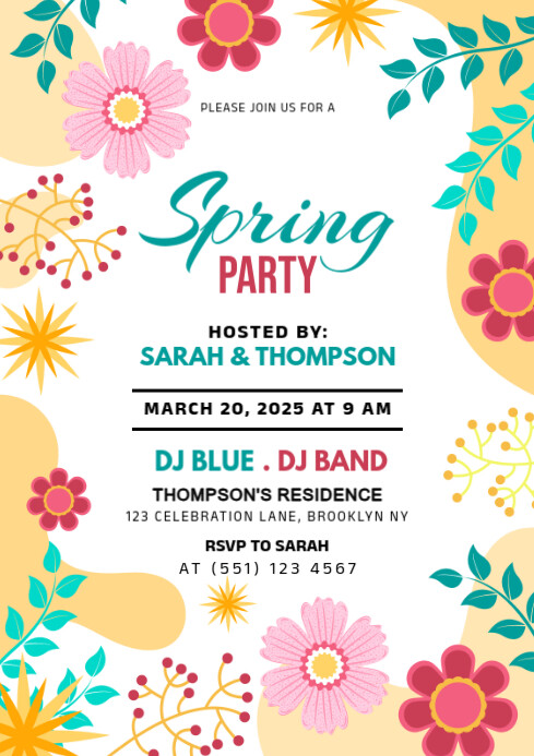 Copy of spring | PosterMyWall