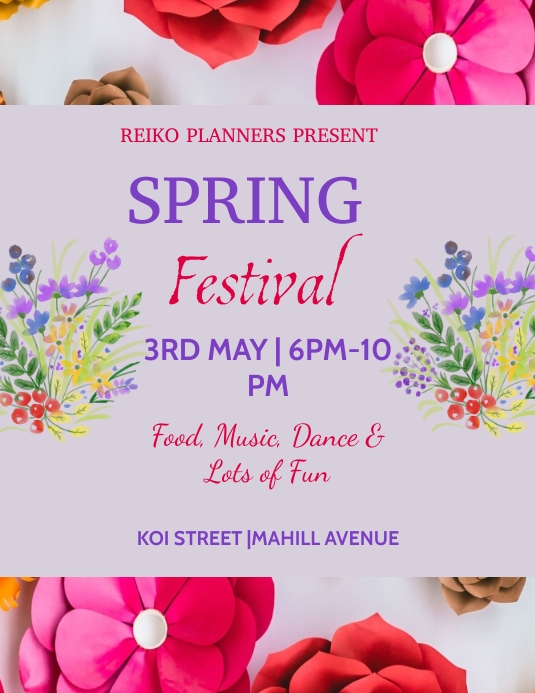 SPRING Template | PosterMyWall