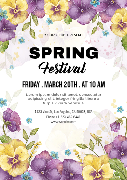 spring Template | PosterMyWall