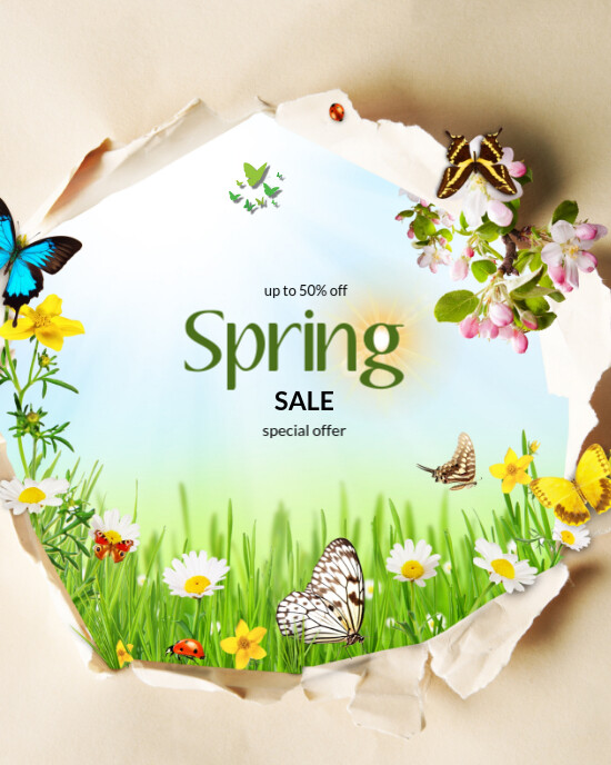 Plantilla de spring | PosterMyWall