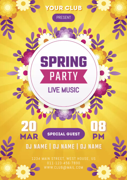 spring Template | PosterMyWall