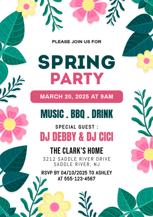 spring Template | PosterMyWall