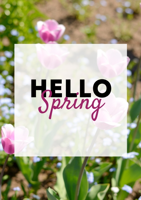 SPRING Template | PosterMyWall