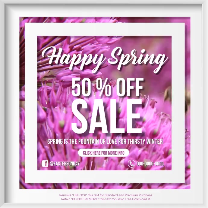 Spring Template | PosterMyWall