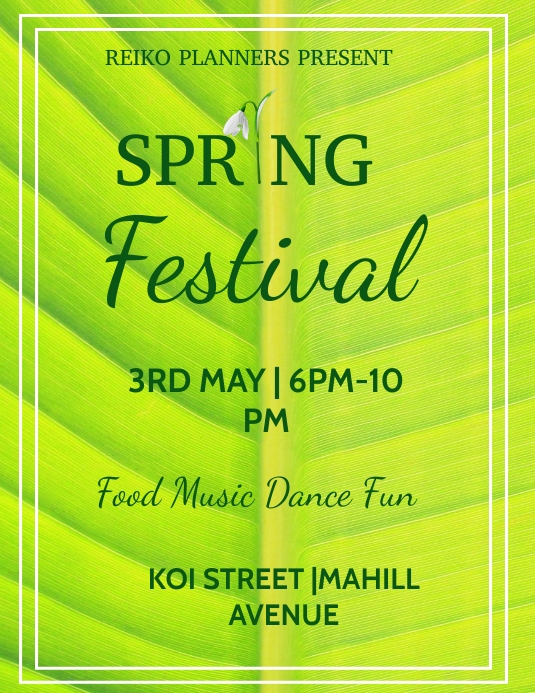 SPRING Template | PosterMyWall
