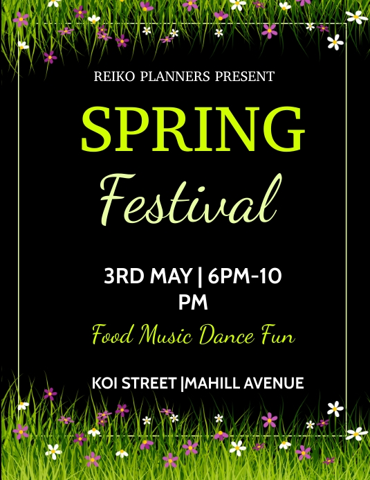 SPRING Template | PosterMyWall