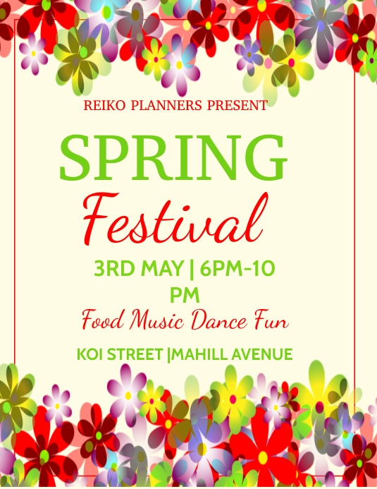 SPRING Template | PosterMyWall
