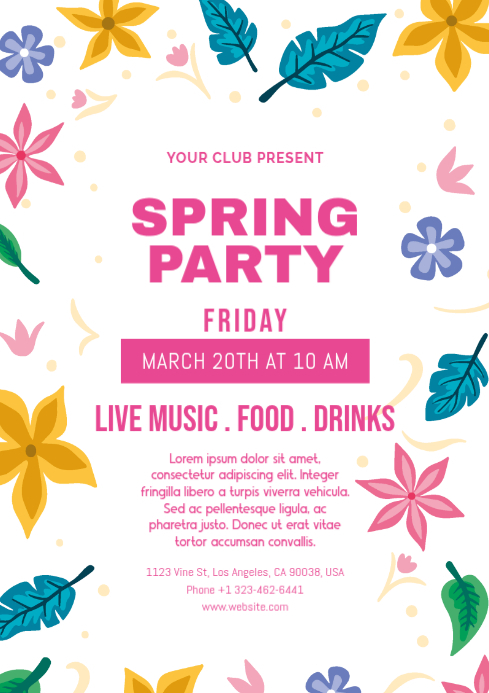 spring Template | PosterMyWall