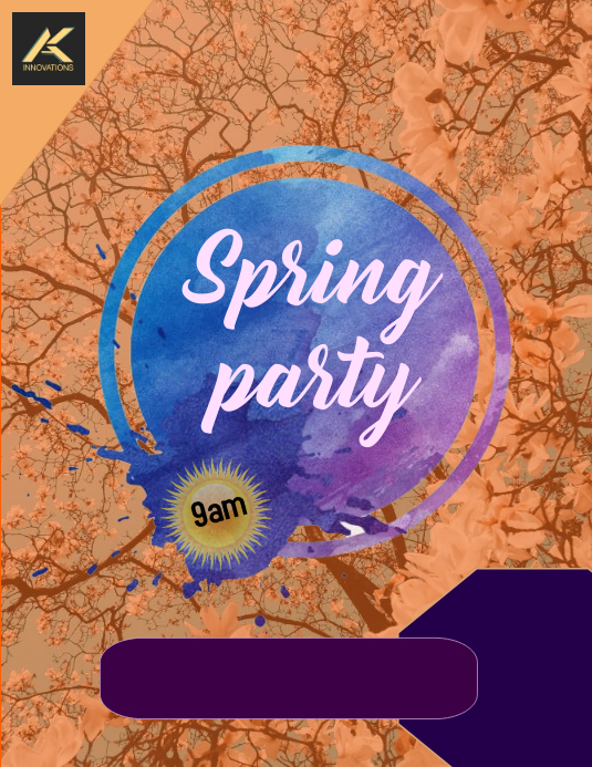 Spring Template | PosterMyWall