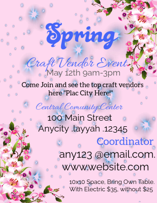 Copy of spring | PosterMyWall