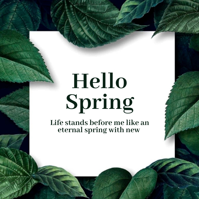 SPRING Template | PosterMyWall