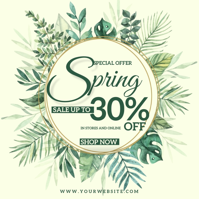 spring Template | PosterMyWall