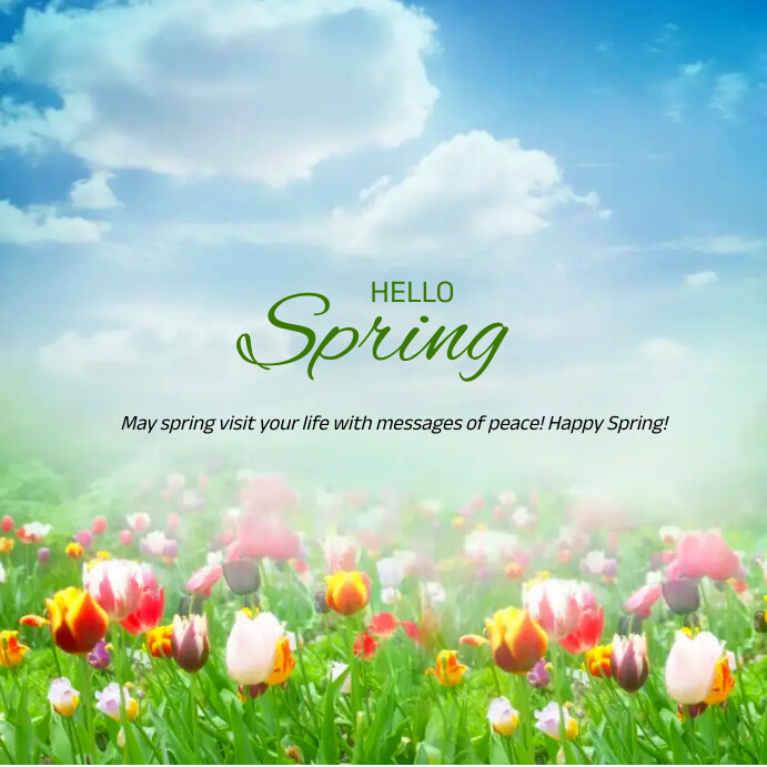 Modèle spring | PosterMyWall