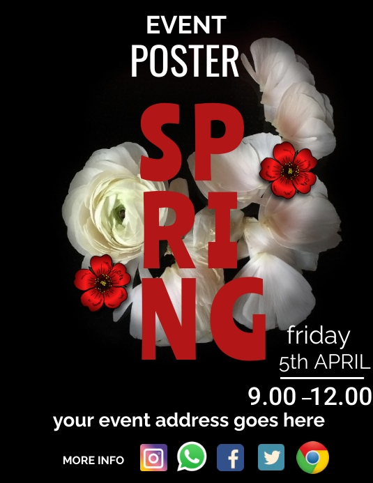 SPRING Template | PosterMyWall