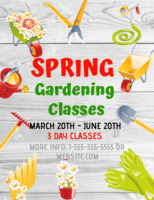 Spring Gardening Template | PosterMyWall
