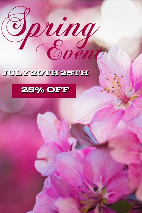 SPRING EVENT Template | PosterMyWall