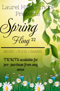 Welcome Spring Fling Event Template | PosterMyWall