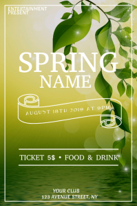 Abstract Spring Poster Template | PosterMyWall