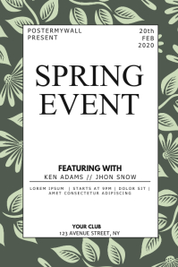 Spring Party Event Template | PosterMyWall