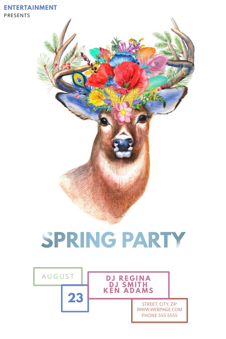 Spring Event Flyer Template for Spring | PosterMyWall
