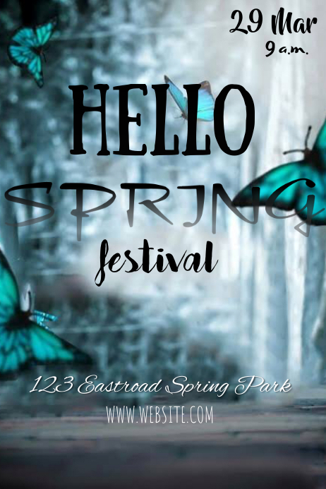 Spring event poster Template | PosterMyWall