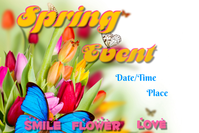 Spring Template | PosterMyWall