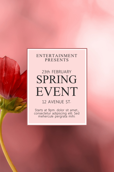 Spring Event Flyer Template | PosterMyWall