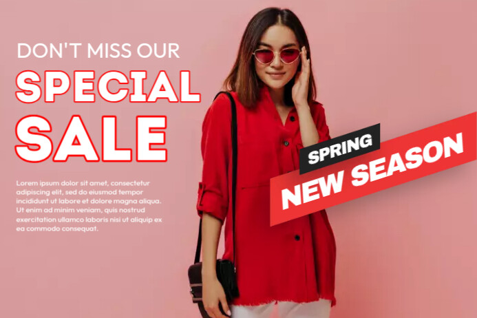 Spring Fashion Collection Template | PosterMyWall