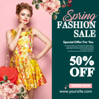 Spring Fashion Sale Template | PosterMyWall