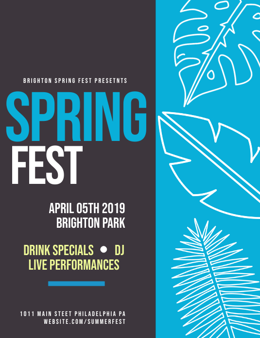 Spring Fest Template | PosterMyWall