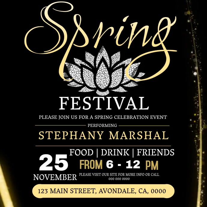 SPRING FEST FESTIVAL TEMPLATE | PosterMyWall