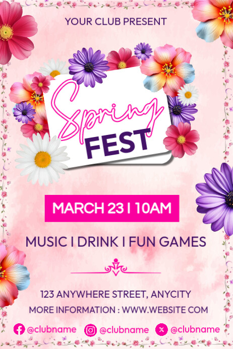 Copy of Spring Fest Poster | PosterMyWall