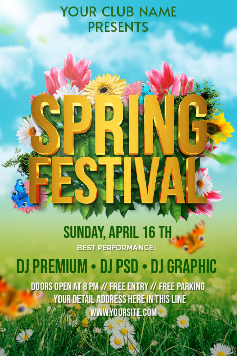 Spring Festival 2025 Poster Template | PosterMyWall